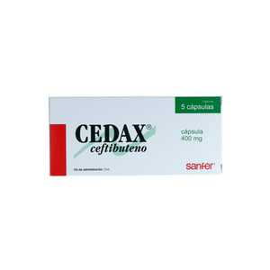 Cedax 400mg caja 5 cápsulas | Mejor Precio