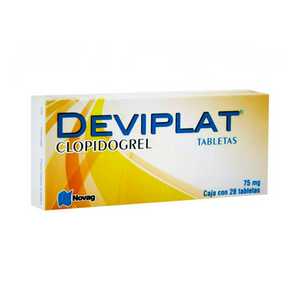 Deviplat 75mg caja 28 tabletas | Vitau