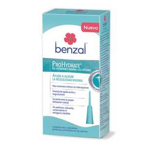 Benzal gel hidratante vaginal caja con 6 aplicadores de 5g cada uno ...