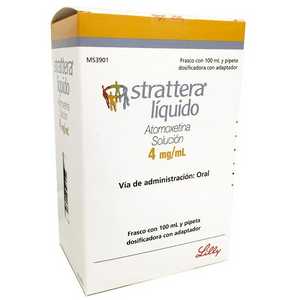 Strattera Liquido 4mg/ml caja 1 frasco 100ml | Vitau
