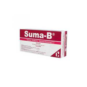Suma B 100mg/50mg/10000mcg/2ml caja con 5 ampolletas de 2ml | Vitau