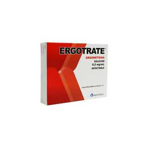 Ergotrate 0.2mg/ml caja 6 ampolletas 1ml | Mejor Precio
