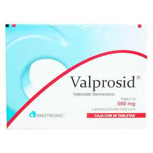 Valprosid 500 mg caja con 30 tabletas | Mejor Precio