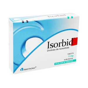 Isorbid 5mg caja 40 tabletas | Mejor Precio