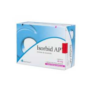 Isorbid Ap 40mg caja con 40 cápsulas | Mejor Precio