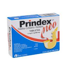 Prindex Neo 6mg/4mg/300mg caja con 20 tabletas | Mejor Precio