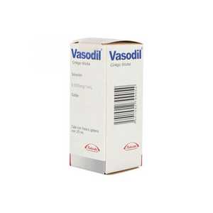 Vasodil 0.096mg/ml caja con frasco con 1 gotero de 25ml | Mejor Precio