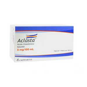 Aclasta 5mg/100ml caja 1 frasco 100ml | Vitau
