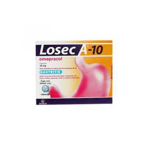Losec A 10 10mg caja con 14 cápsulas | Mejor Precio
