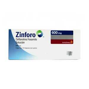 Zinforo 600mg caja con 10 frascos | Vitau