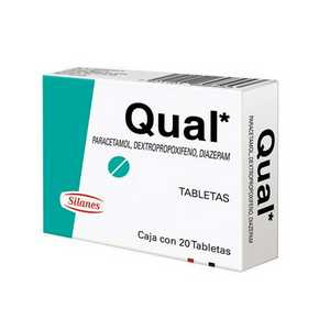 Qual 200mg/50mg/2mg caja 20 tabletas | Vitau