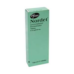 Nordet 0.15mg/0.03mg caja 21 tabletas | Mejor Precio