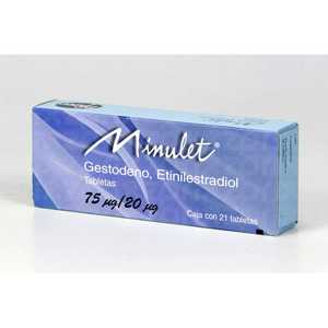 Minulet 75mg/20mg caja con 21 tabletas | Mejor Precio