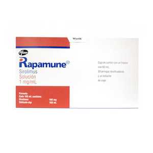 Rapamune 1mg/1ml caja 1 frasco 60ml solución oral | Vitau