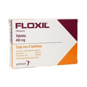 Floxil 400mg caja con 6 tabletas | Mejor Precio