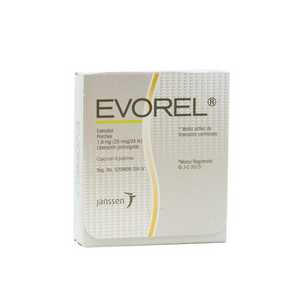 Evorel 1.6mg (25mcg/24hr) caja con 8 parches | Vitau