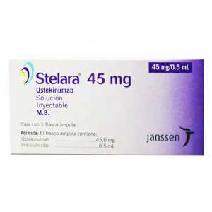 Stelara 45mg/0.5ml caja con 1 frasco ámpula | Vitau
