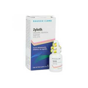 Zyleth 0.5%, 0.3% caja con frasco con 1 gotero de 5ml solución ...