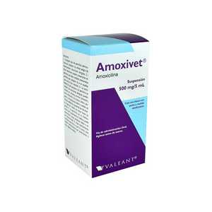 Amoxivet 500mg/5ml caja con 1 frasco de 75ml suspensión | Mejor Precio