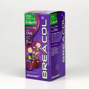 Breacol Infantil uva 1.0g/0.1g infantil caja con 1 frasco de 120ml ...
