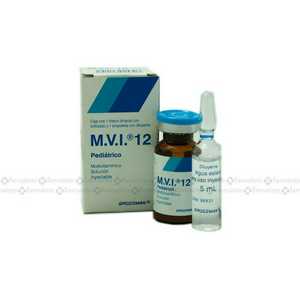 Mvi-12 caja con 1 frasco ámpula de solución inyectable | Vitau