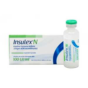 Insulex N 100ui/ml caja con 1 frasco ámpula de 10ml | Mejor Precio en Vitau