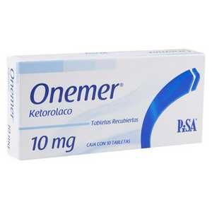 Onemer 10mg caja con 10 tabletas de 10mg | Mejor Precio