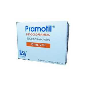 Pramotil 10mg/2ml caja con 6 ampolletas de 2ml | Mejor Precio