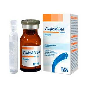 Vitafusin Pediátrico caja con 1 frasco ámpula de 5ml solución ...