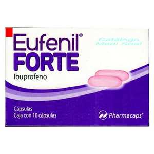 Eufenil Forte 400mg caja con 10 cápsulas | Vitau
