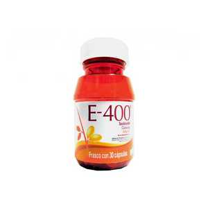E-400 400mg frasco con 60 cápsulas | Mejor Precio