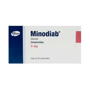 Minodiab 5mg caja con 30 comprimidos | Mejor Precio en Vitau
