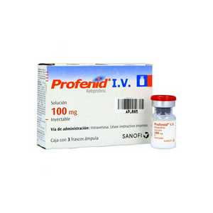 Profenid Iv 100mg caja 3 frascos ámpula solución inyectable | Mejor Precio