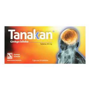 Tanakan 40mg caja con 24 tabletas | Mejor Precio