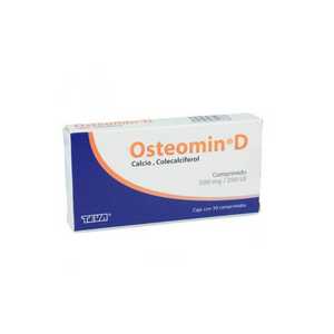 Osteomin D 500mg/ 200 ul caja con 30 comprimidos | Mejor Precio