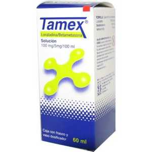 Tamex 100mg/5mg/100ml caja con 1 frasco de 60ml | Vitau