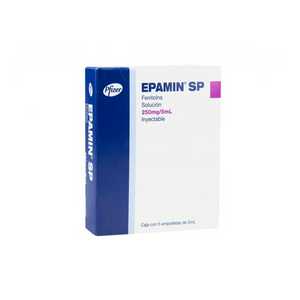 Epamin 250mg/5ml caja con 5 ampolletas de 5ml | Mejor Precio