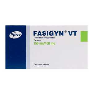 Fasigyn Vt 150mg/100mg caja con 6 tabletas | Mejor Precio