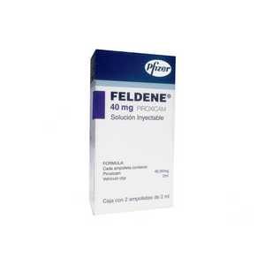 Feldene 40mg caja con 2 ampolletas de 2ml | Vitau