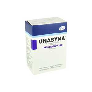 Unasyna 250 mg/500mg caja con 1 frasco ámpula de 1.6ml solución ...