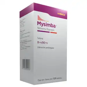 Mysimba 8mg/90mg caja 120 tabletas | Vitau
