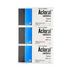 Acloral 300mg 3 caja con 10 tabletas | Mejor Precio