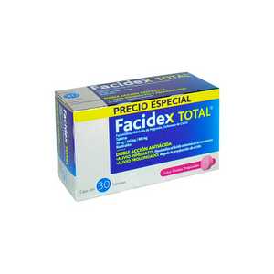 Facidex 20mg/165mg/800mg caja con 30 tabletas | Mejor Precio