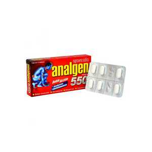 Analgen 550 mg caja con 12 tabletas | Mejor Precio