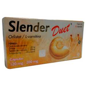 Slender Duet 120/200mg caja con 30 cápsulas | Mejor Precio