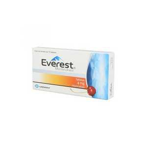 Everest 4mg caja con 10 tabletas masticables | Mejor Precio