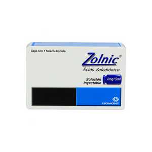 Zolnic 4 mg / 5 ml caja 1 frasco ámpula 5ml solución inyectable | Vitau