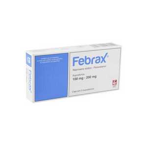 Febrax 100mg/200mg caja 5 supositorios | Mejor Precio