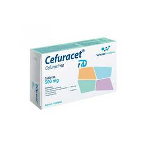 Cefuracet 7D 500mg caja 14 tabletas | Vitau