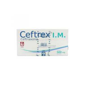 Ceftrex Im 500mg 3 cajas con 1 frasco ámpula de 2ml cada una | Mejor Precio